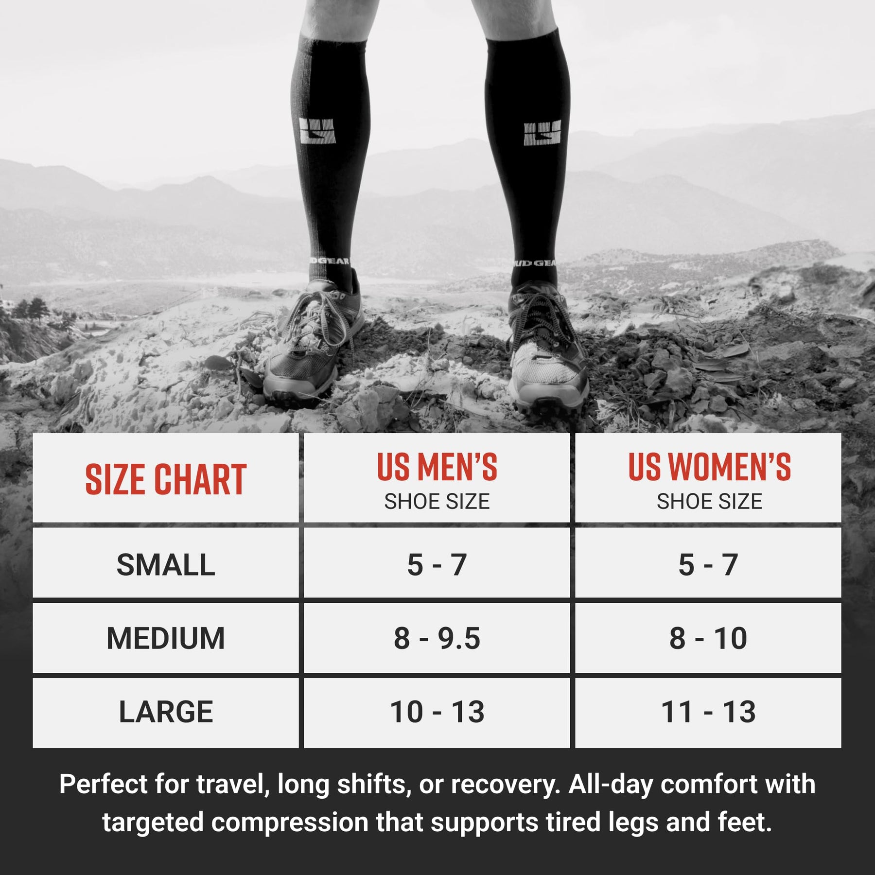MudGear Compression OCR Socks - Best Mud Run Socks